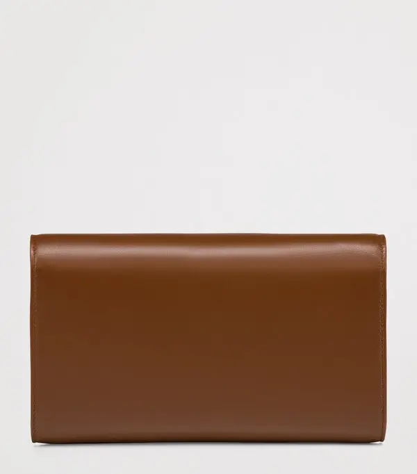 CHRISTIAN LOUBOUTIN Bettina Nappa Leather Chain Wallet - Brown