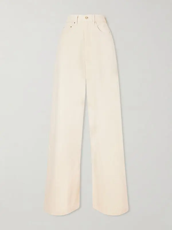 Ossou High-rise Wide-leg Denim Trousers