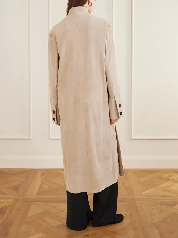 Stouls Corleone Suede Coat - Gray