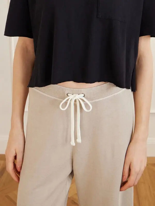 JAMES PERSE Cotton-terry Track Pants