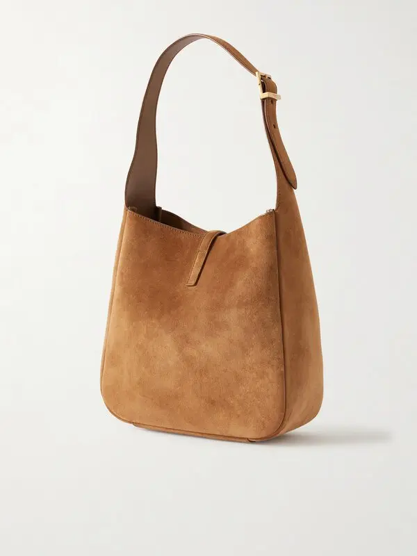 Saint Laurent Le 5 À 7 Supple Suede Bag - Orange