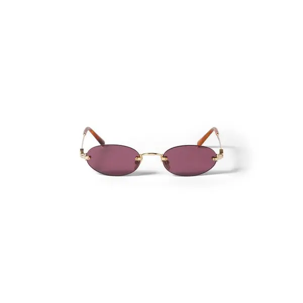 Miu Miu Oval Sunglasses - Ruby Lenses