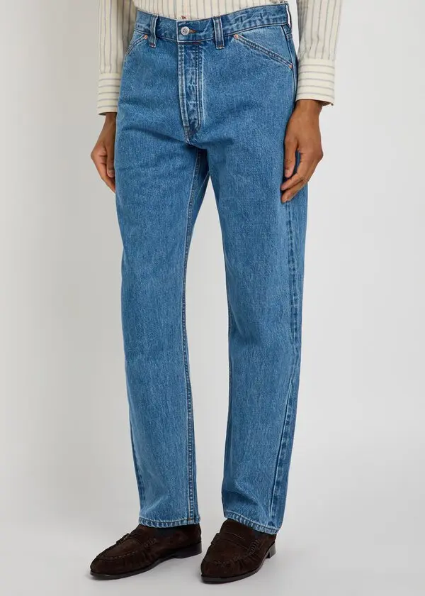 DRAKE'S Straight-leg Denim Jeans