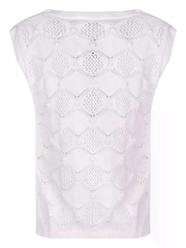 Max Mara Open-knit Top