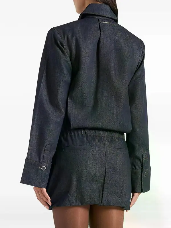Manière De Voir Denim Mini Dress