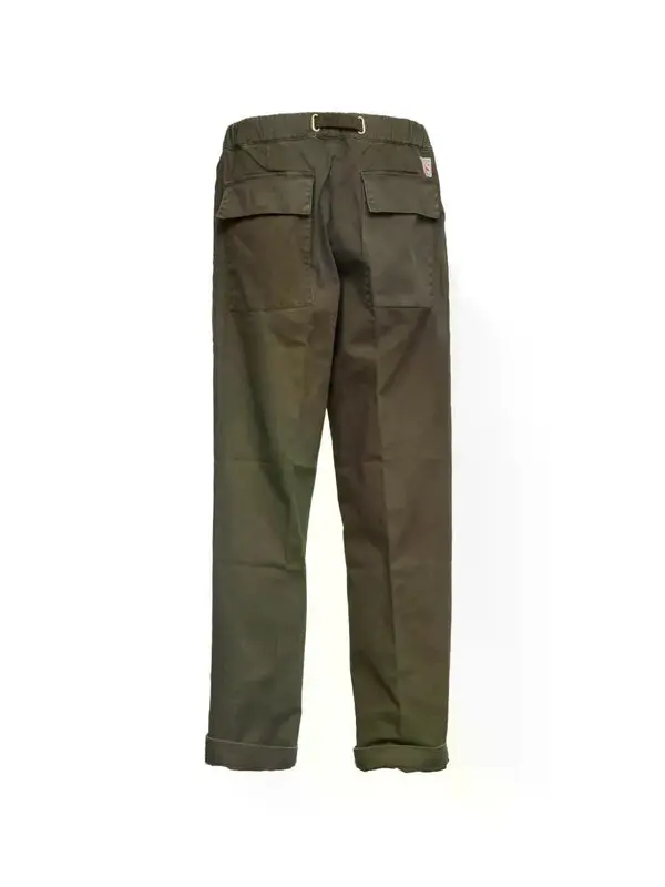 WHITE SAND Elasticated Waist Cargo Trousers