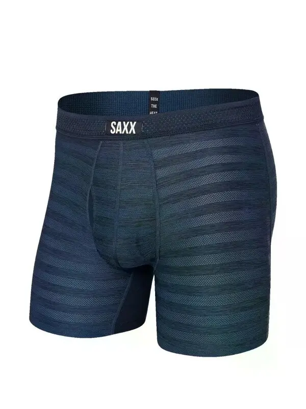 SAXX Striped Boxer Briefs - Blue