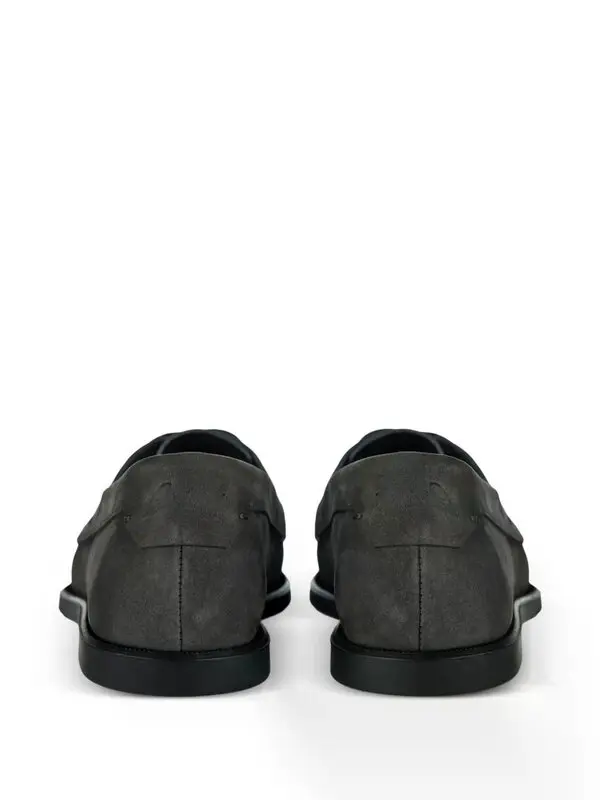 Brioni City Lace-up Boat Shoes