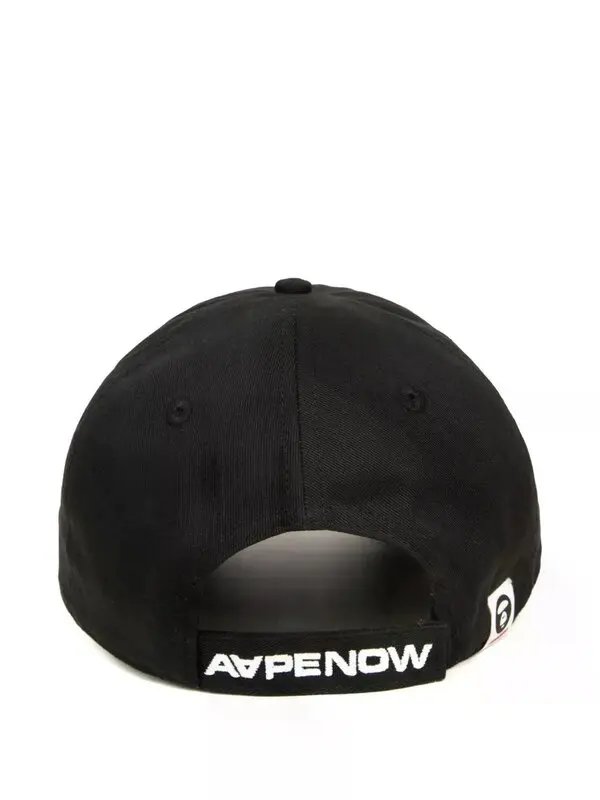 AAPE BY *A BATHING APE Logo-detail Baseball Cap - Black