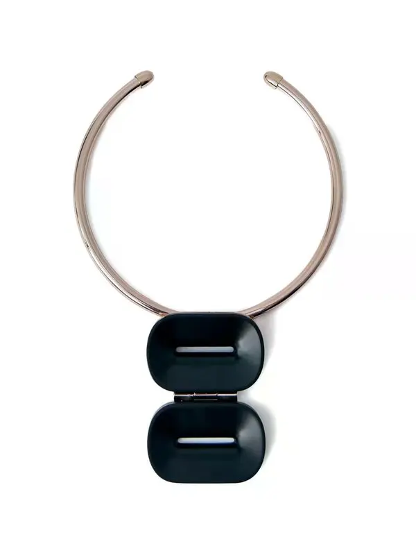 Max Mara Double Pendant Cuff Bracelet