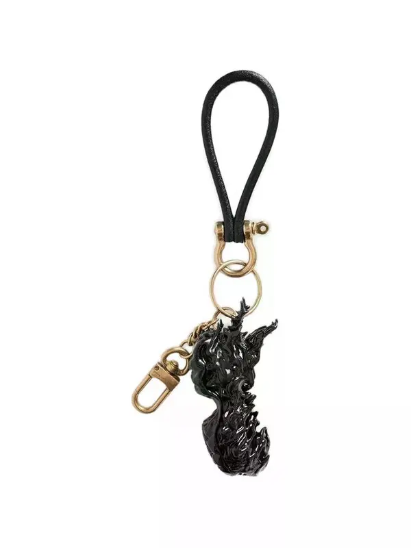 FENG CHEN WANG Sculpted Keyring - Black
