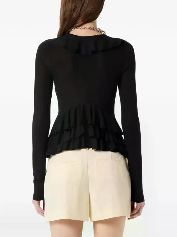 Blumarine Ruffled Cardigan