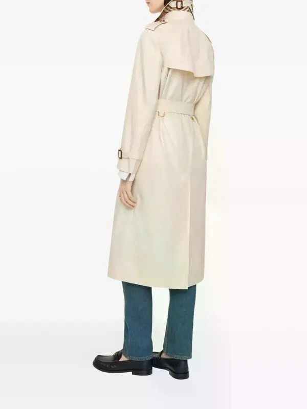 Burberry Long Tropical Gabardine Waterloo Trench Coat
