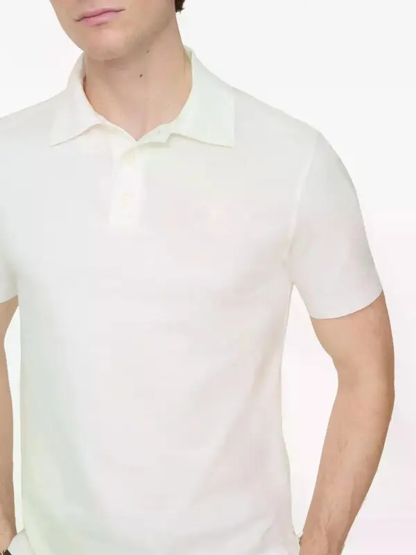 Burberry Cotton Polo Shirt With Knight Stamp