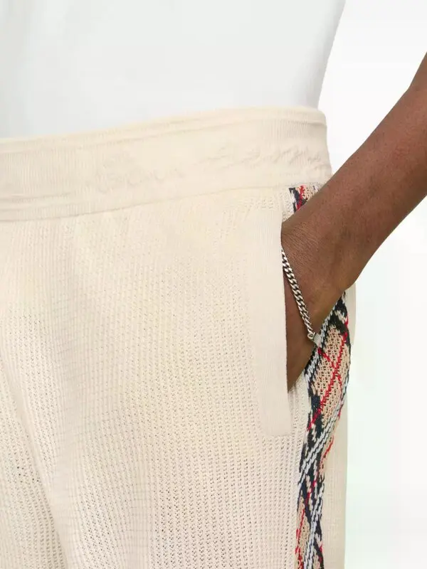 Burberry Check-trim Cotton Shorts