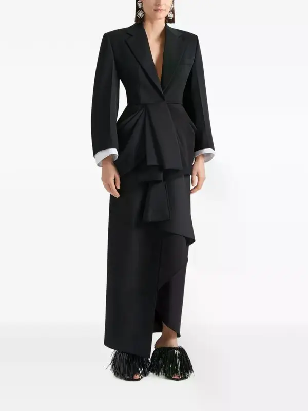 Givenchy Draped Midi Skirt