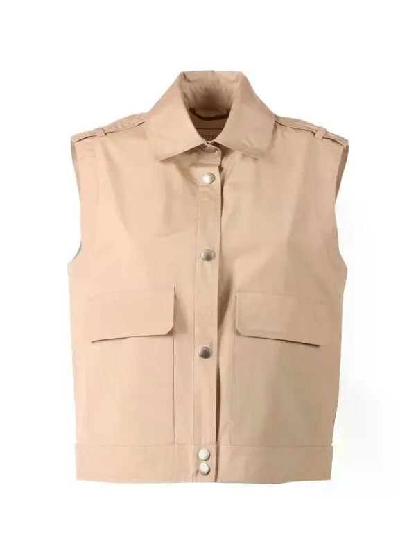 Peserico Buttoned Vest - Neutrals