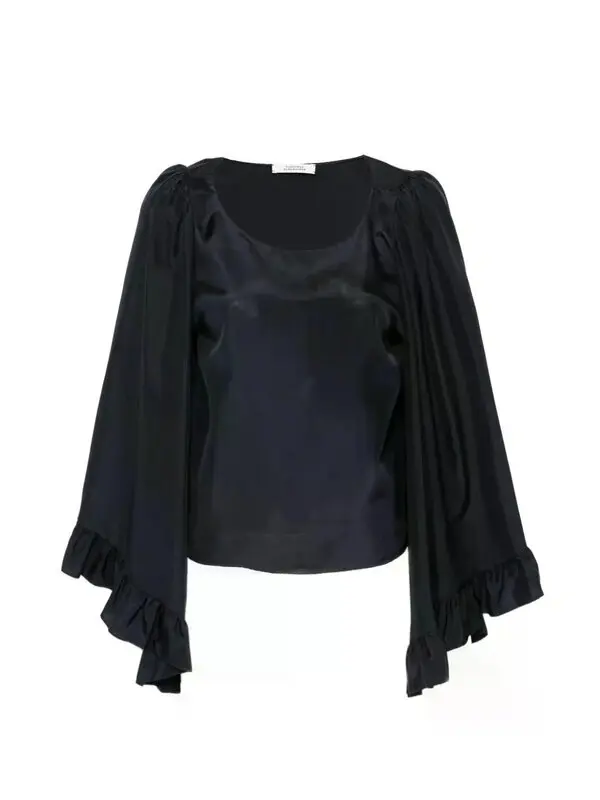 Dorothee Schumacher Ruffled Cuff Blouse - Blue