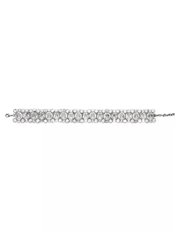 Blumarine Rhinestone Embellished Choker