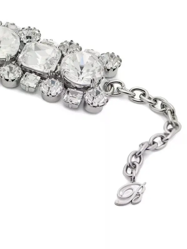 Blumarine Rhinestone Embellished Choker