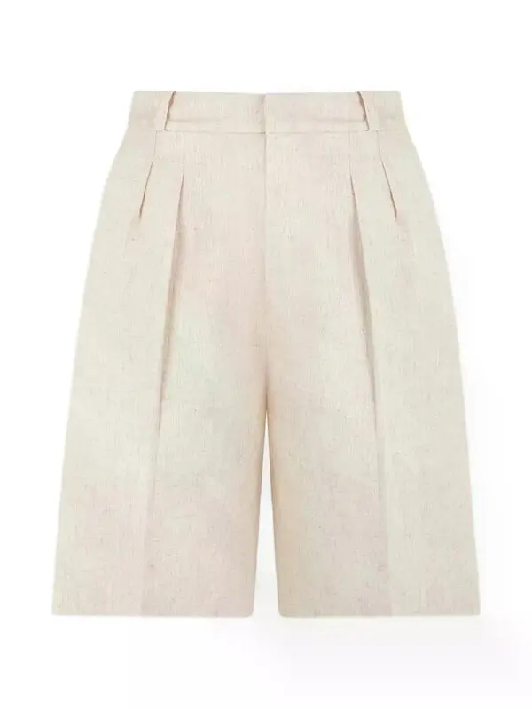 Manière De Voir Double Pleat Tailored Shorts