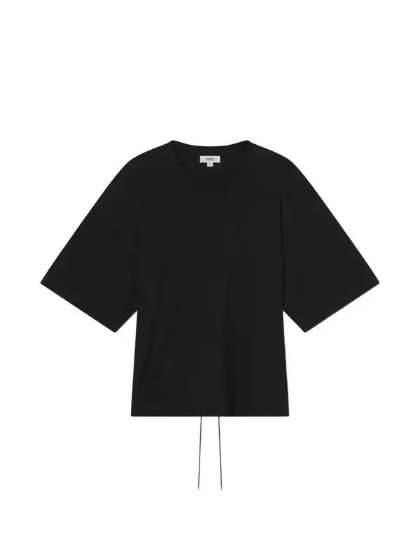 AGOLDE Ellery Lace-up T-shirt - Black