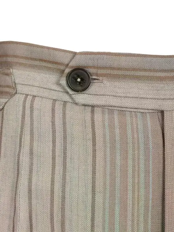 VIVIENNE WESTWOOD Striped Buckle Shorts