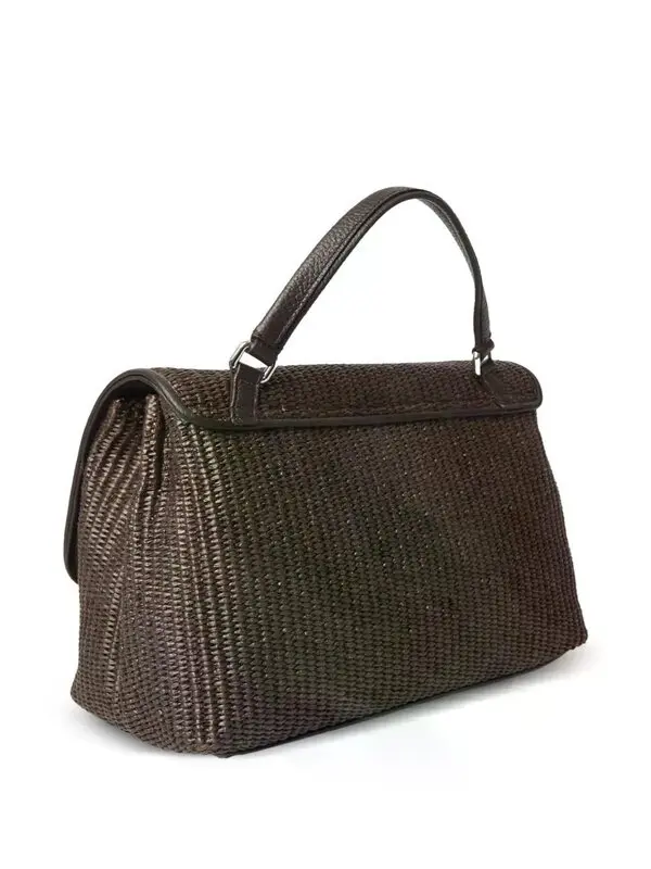 ZANELLATO Raffia Turn-lock Tote Bag