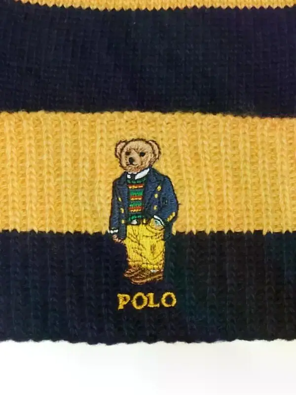 Polo Ralph Lauren Bear Beanie Hat - Blue