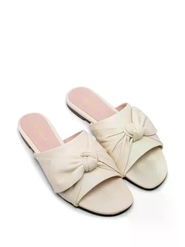 COCCINELLE Knot Leather Sandals