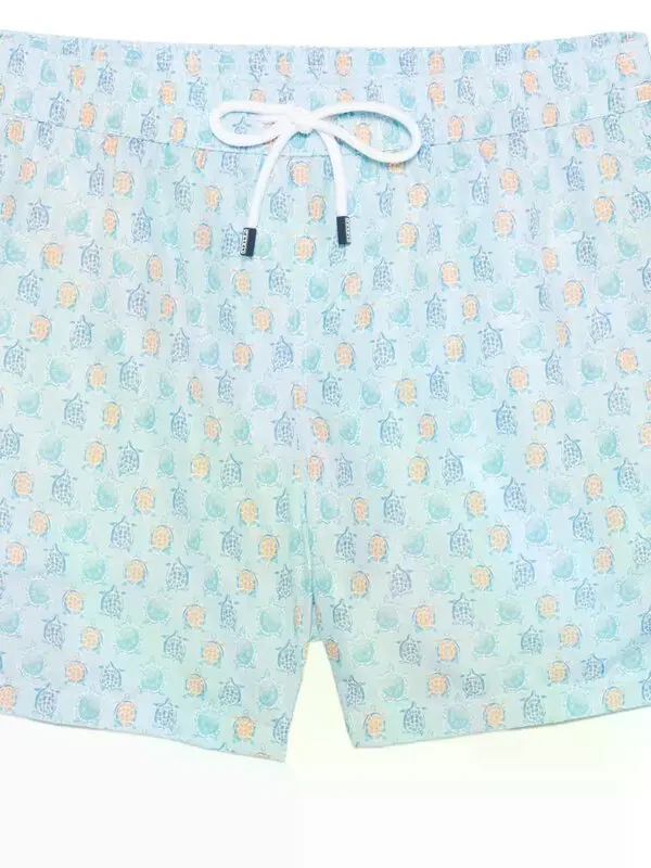 Fedeli Printed Swim Shorts