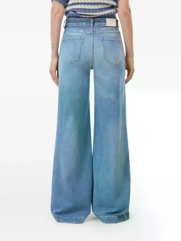 Closed Wide-leg Tie-waist Jeans