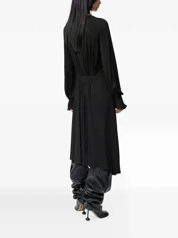 Loewe Asymmetric Long Sleeve Dress