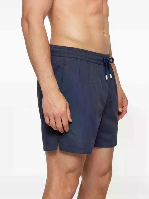 Fedeli Drawstring Swim Shorts - Blue
