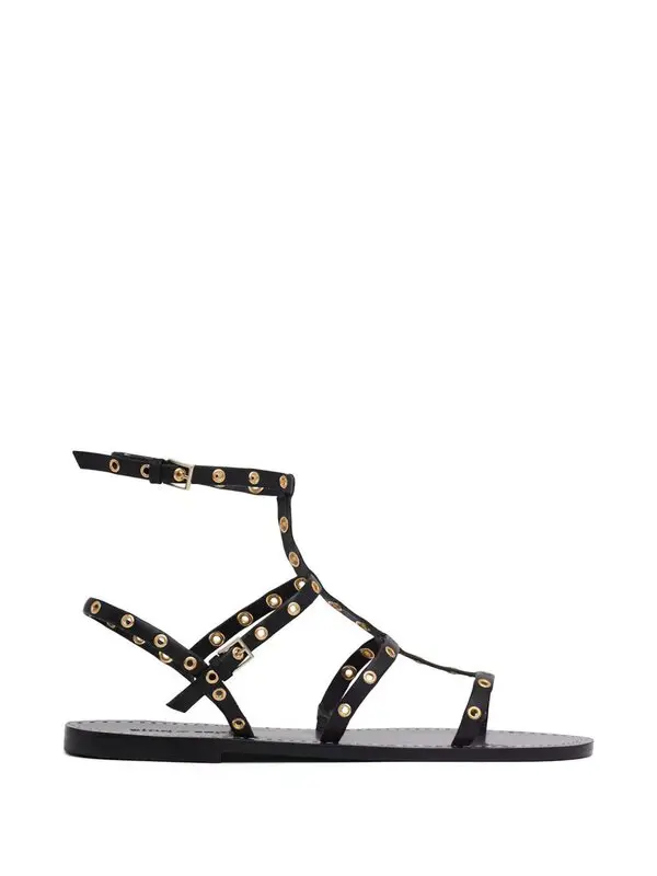 Cinq À Sept Ariella Flat Sandals With Grommet Embellishments