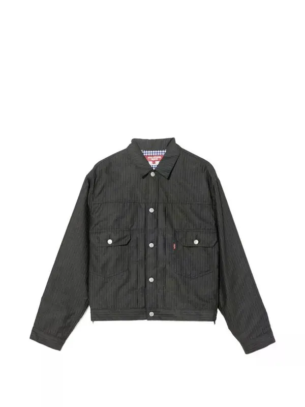 Junya Watanabe X Levi's Pinstripe Shirt Jacket
