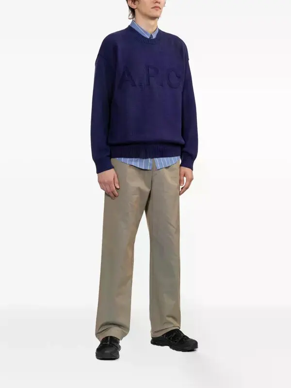 A.p.c. Logo Crewneck Sweater