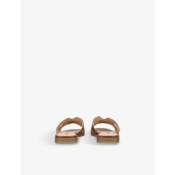 Kurt Geiger Raven Faux-leather Sandals - Tan