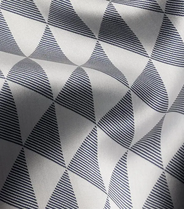 Prada Silk Triangle Scarf - Blue