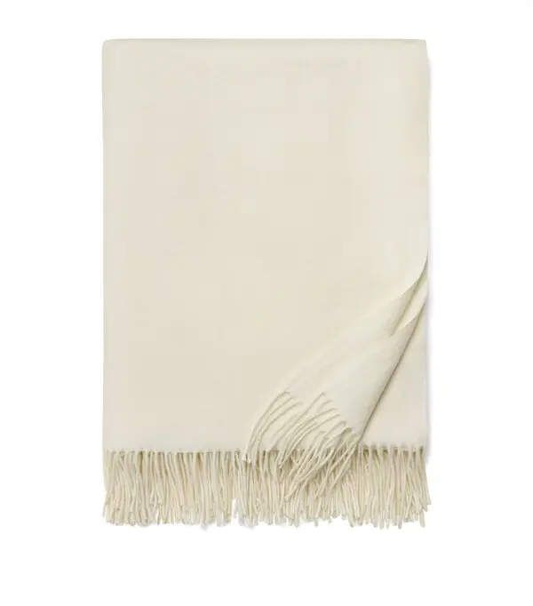 PRATESI Cashmere Misurina Throw - Ivory
