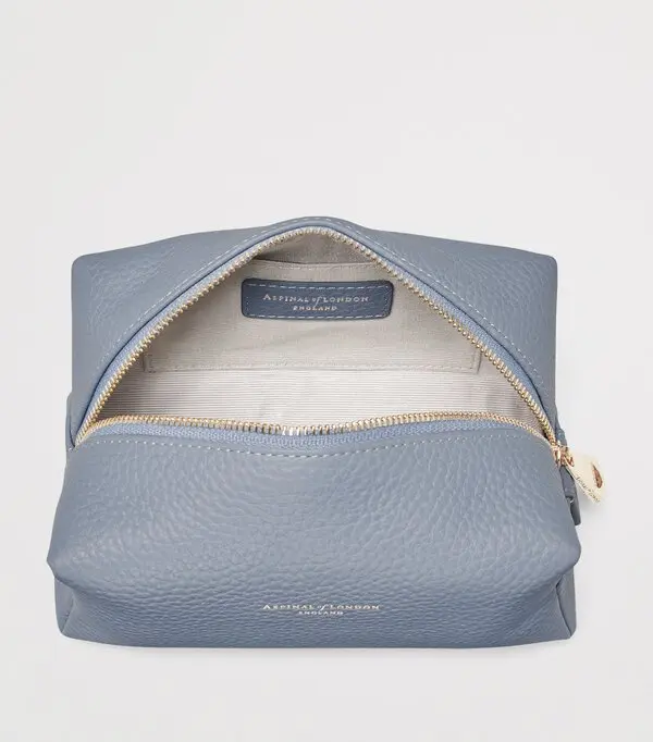ASPINAL OF LONDON Medium Grained Leather Cosmetics Case