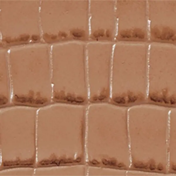 ASPINAL OF LONDON Croc-effect Leather Passport Cover - Brown
