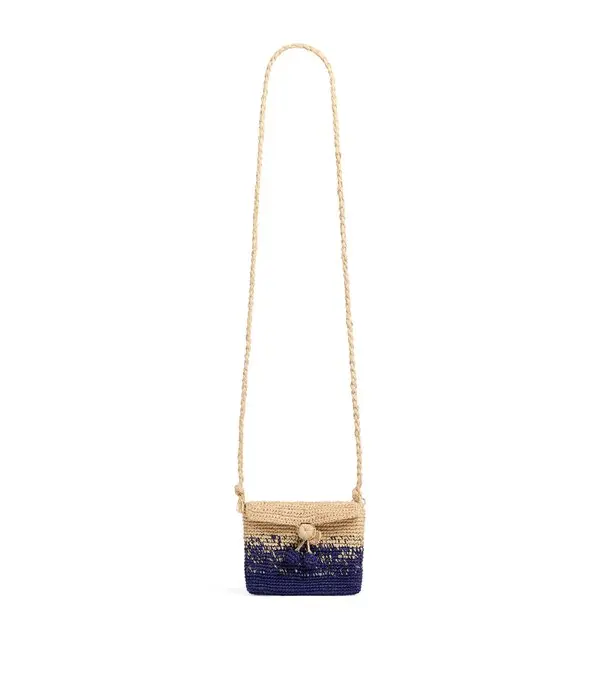 Bonpoint Raffia Cross-body Bag With Tassel Detail
