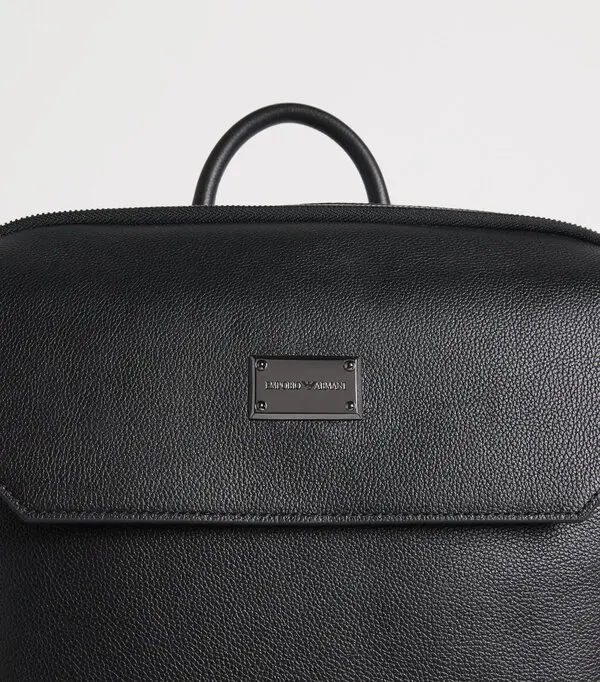 Emporio Armani Leather Backpack