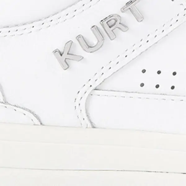 Kurt Geiger Leather Hatton Sneakers - White