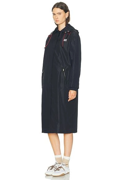 Miu Miu Long Ripstop Coat