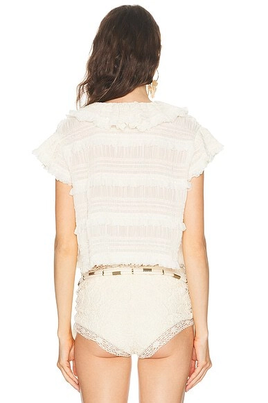 AKNVAS Audra Ruffled Blouse