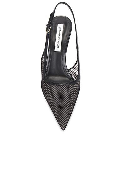 Victoria Beckham 100mm Slingback With Mesh Detailing