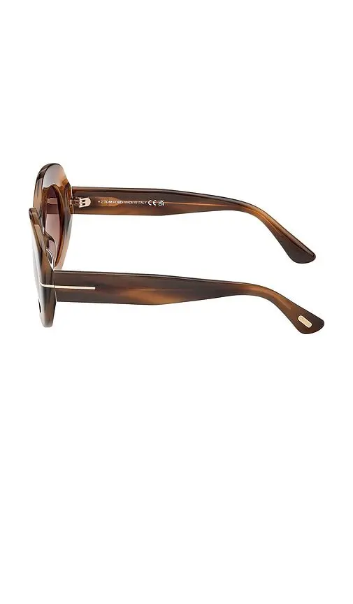 TOM FORD Claudette Sunglasses - Brown
