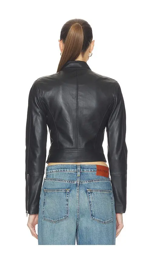 GRLFRND Danica Leather Racer Jacket